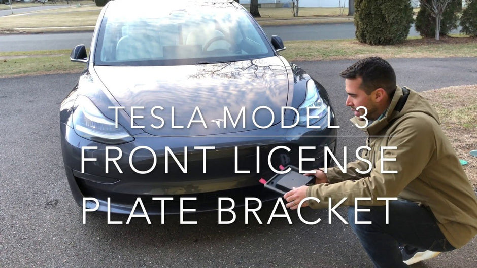 A Guide to Installing a Front License Plate on Your Tesla Model 3