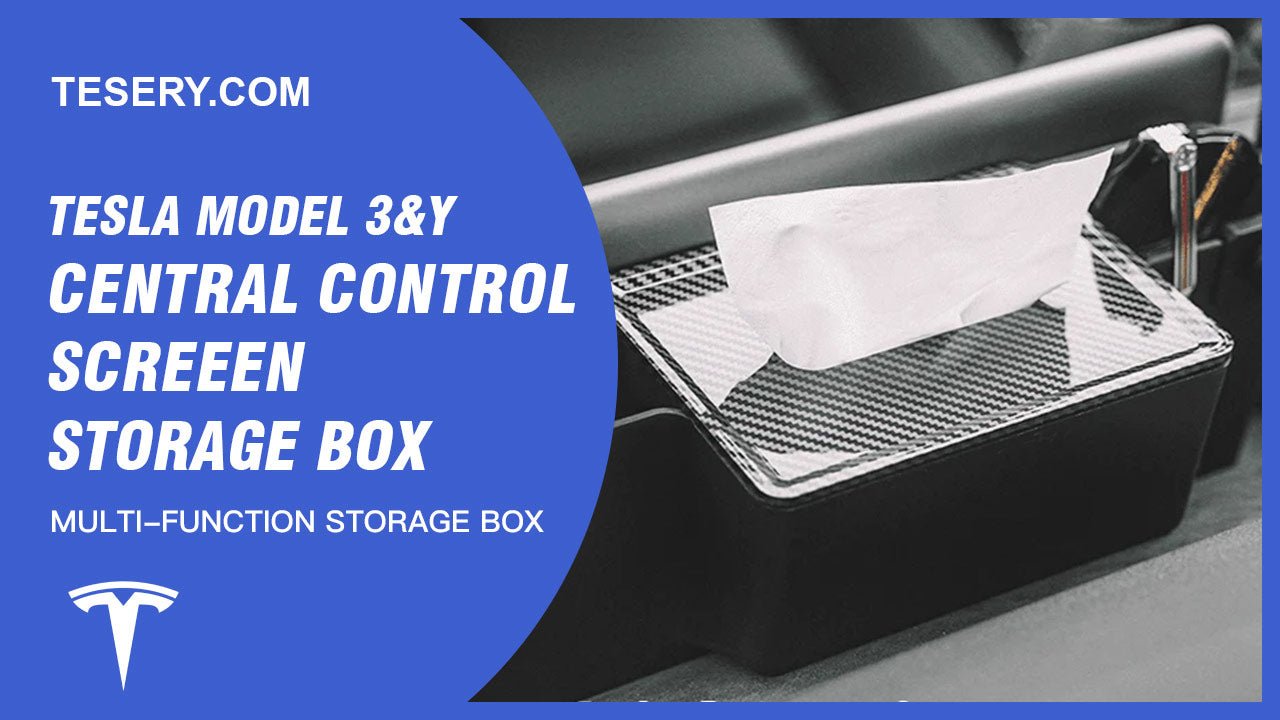 How about the Tesla Central Control Screen Storage Box with Model 3 an