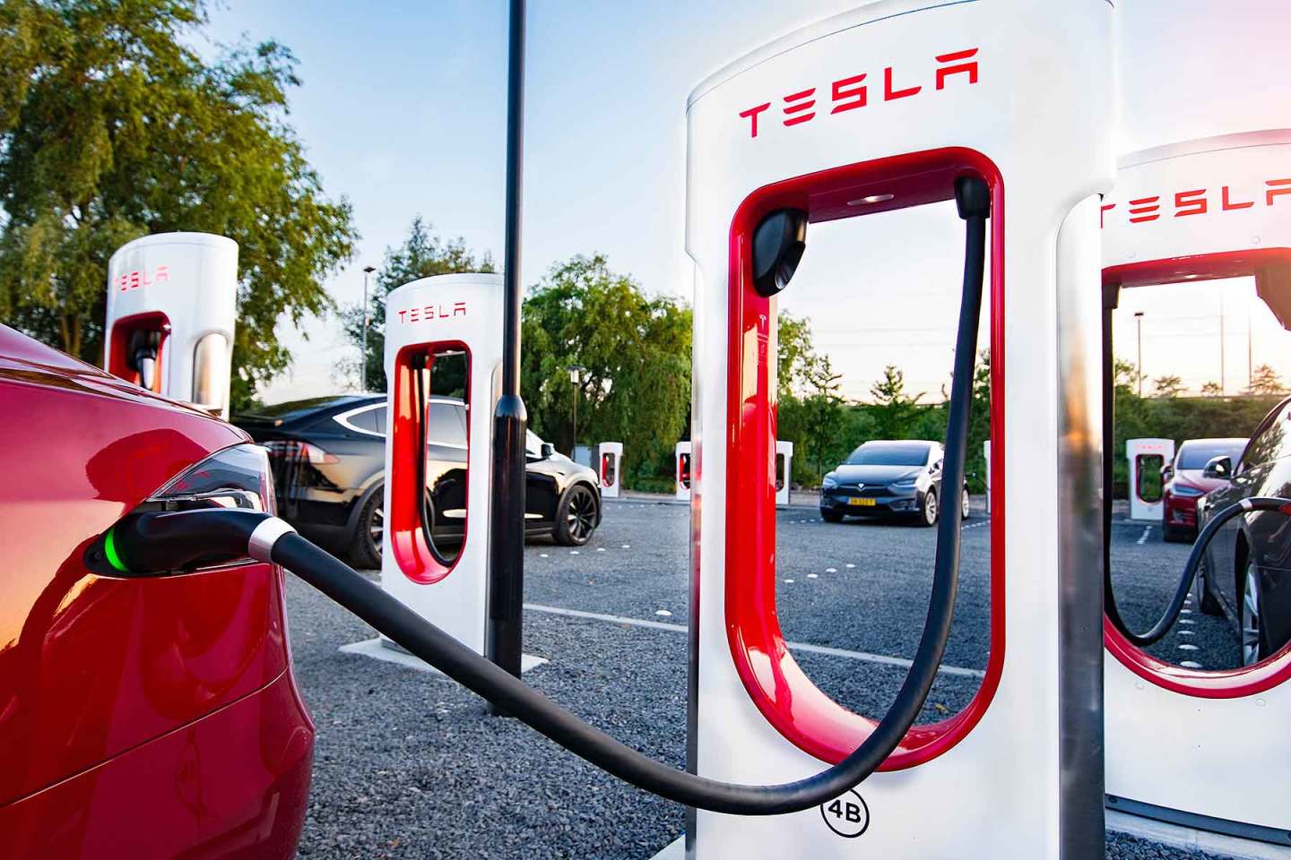 How to use Tesla super charging pile? | Tesery Official Store