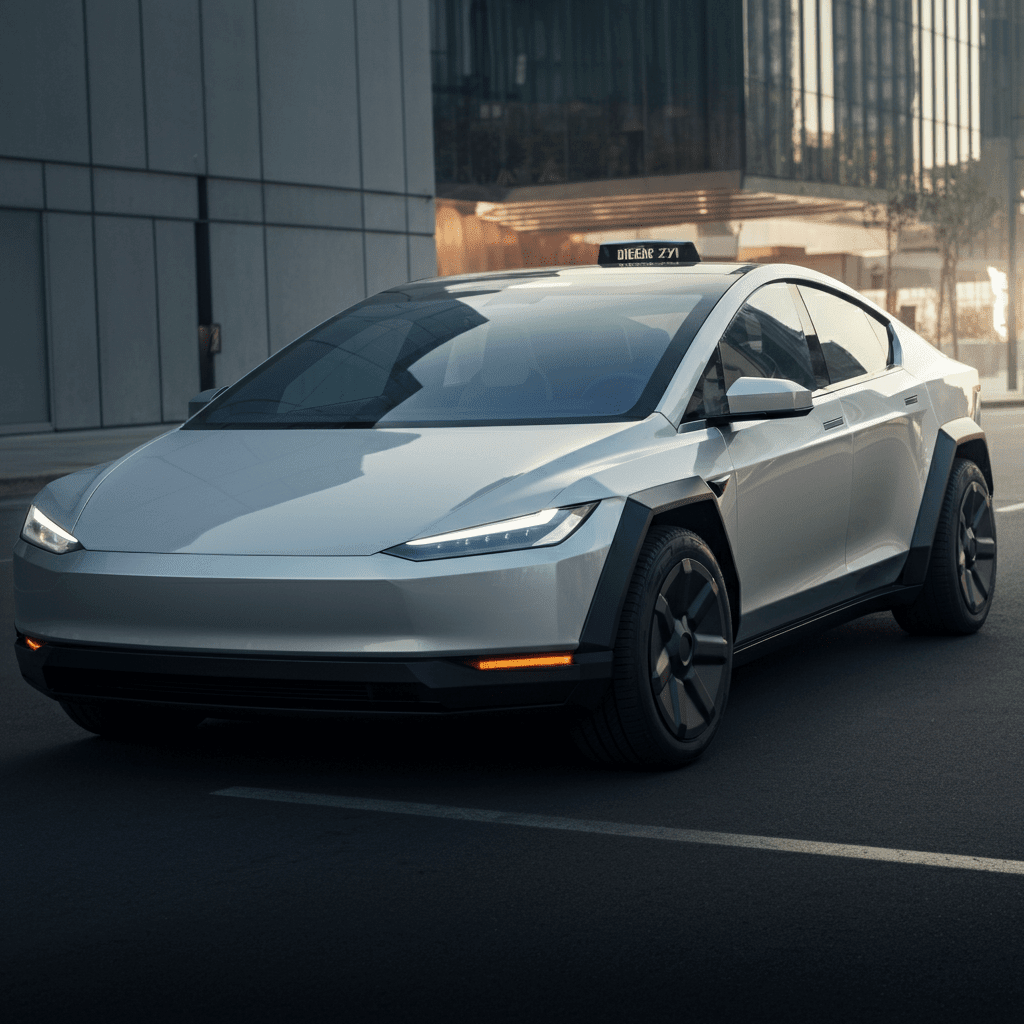 Tesla Cybercab Braille Controls: Emergency Stop, Door Release ...