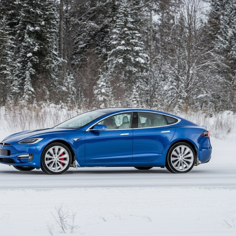 Tesla Full Self-Driving Showcases Confident Navigation in Heavy Snow