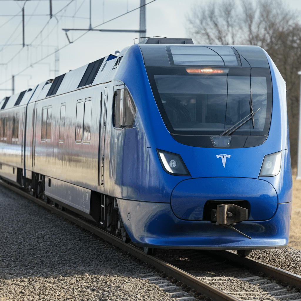 Tesla Germany Giga Train Service Expands with Rave Reviews from Employ