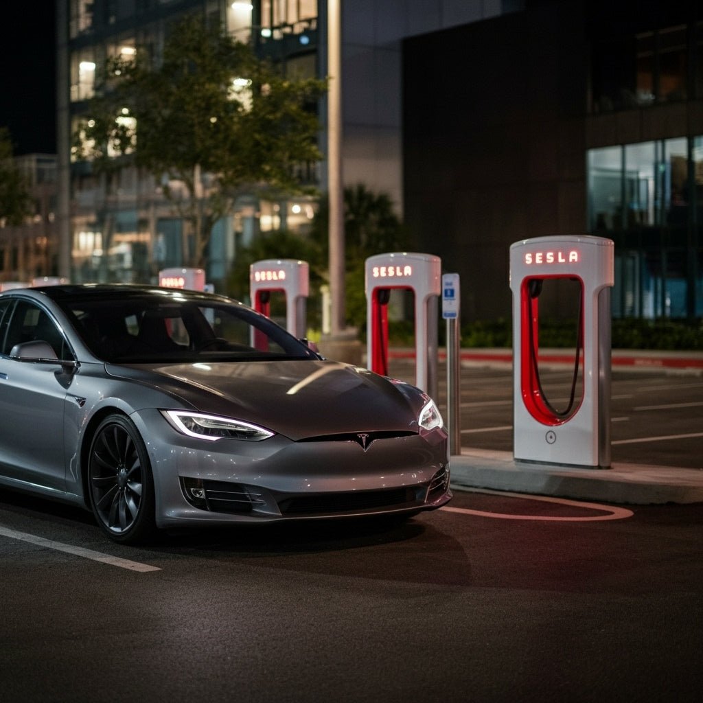 Tesla Launches Its First Branded Supercharger for Business in Florida