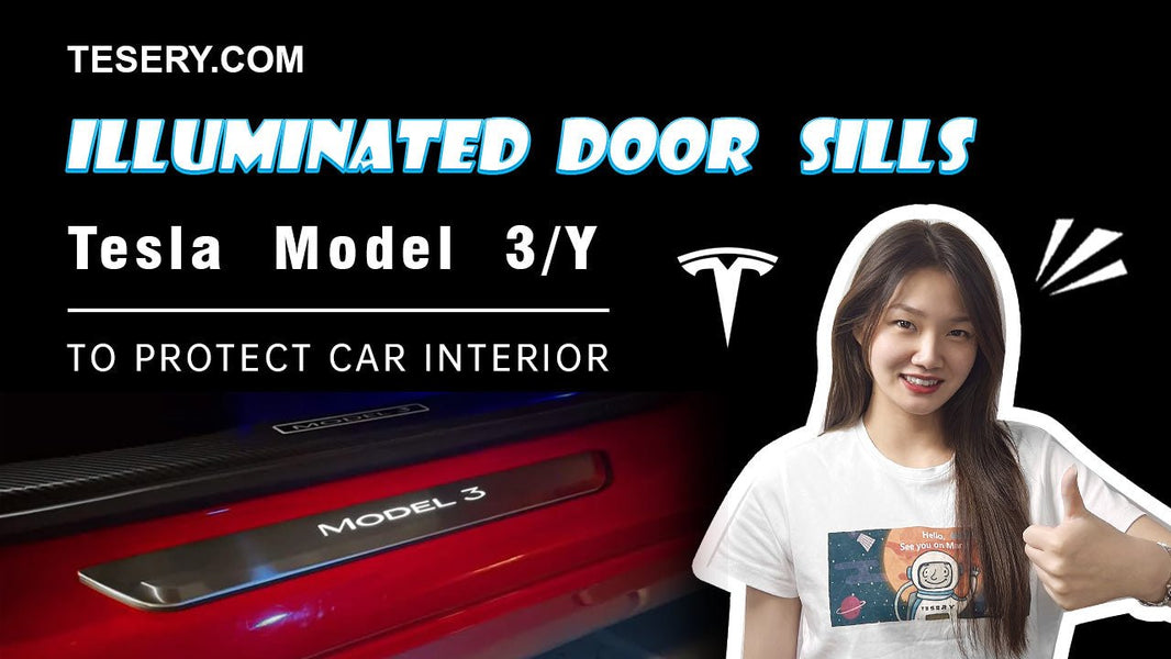 Tesla Model 3/Y Illuminated Door Sills - MUCH BETTER THAN TESLA VERSIO