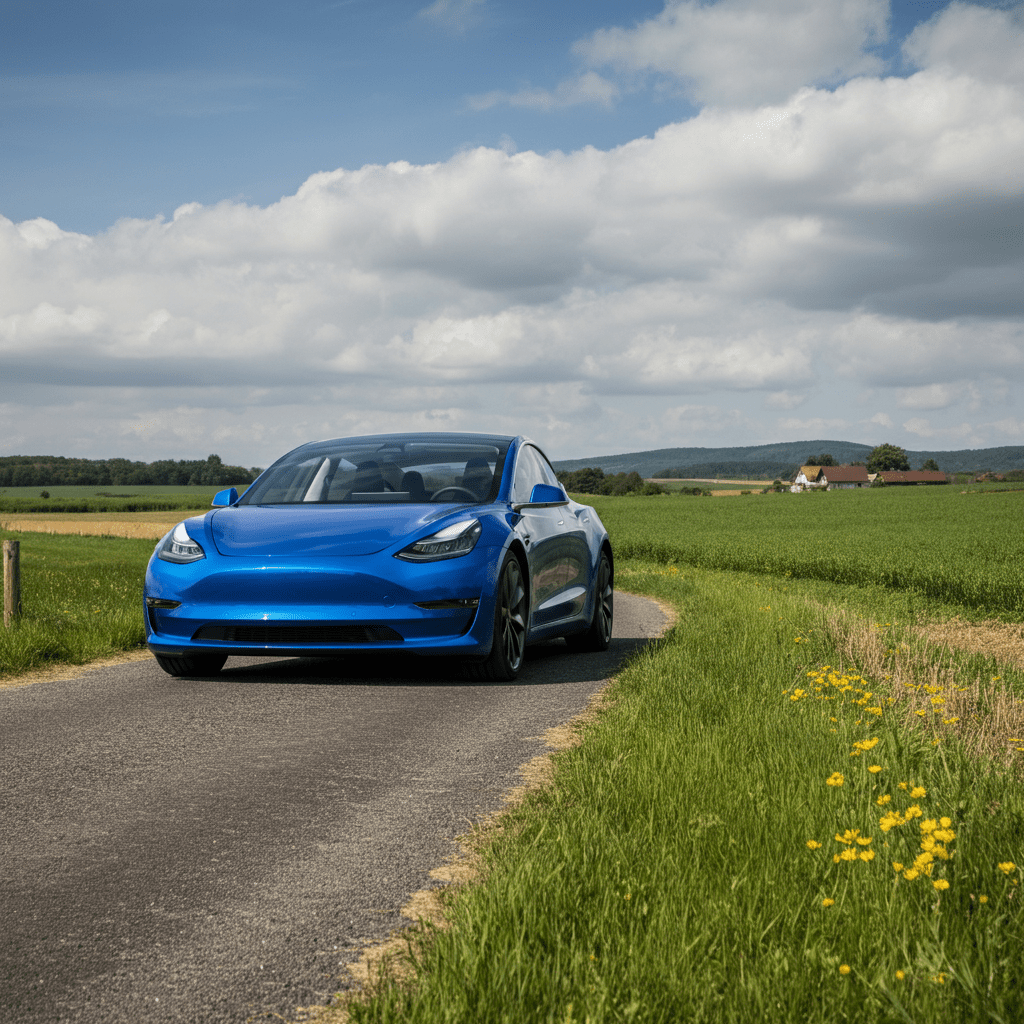 Tesla Pioneers Rural Mobility with First FSD Shuttle Service in German