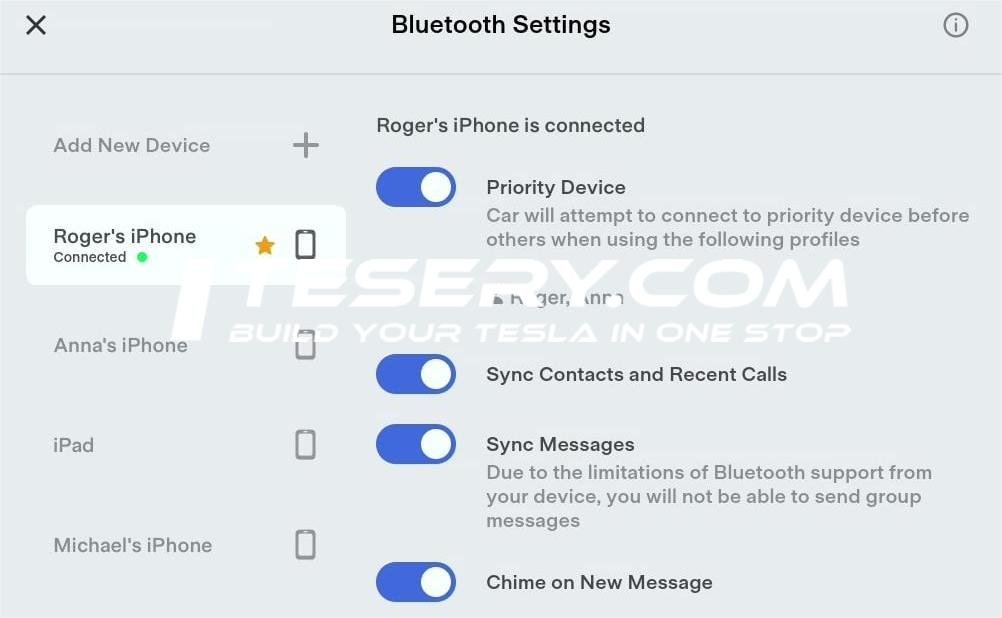 Tesla Priority Device: Seamless Bluetooth Connectivity