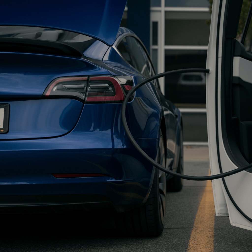 Tesla Rolls Out New Manual Charge Port Unlatching Feature for Model 3
