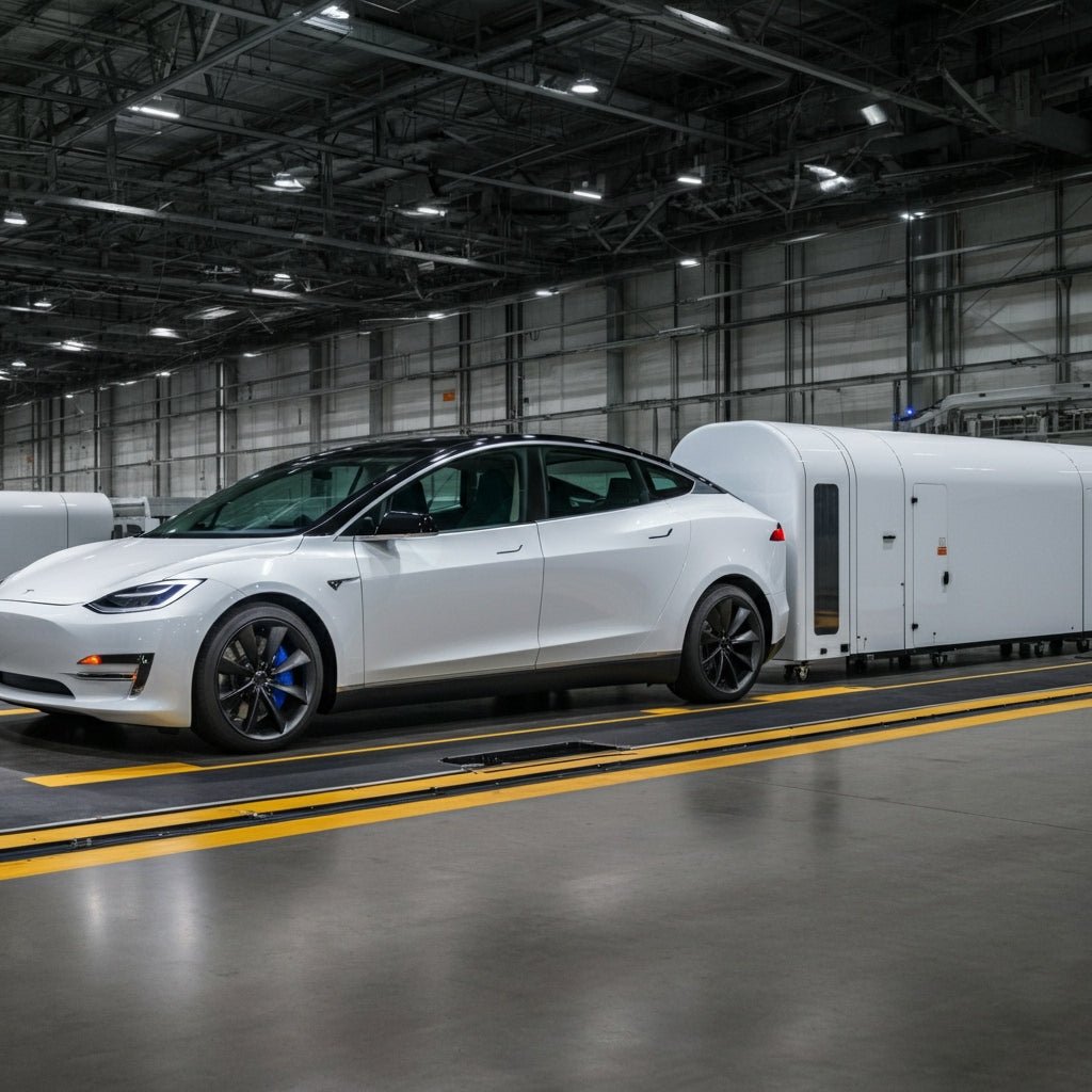 Tesla Semi Factory Receives Giant Production Equipment