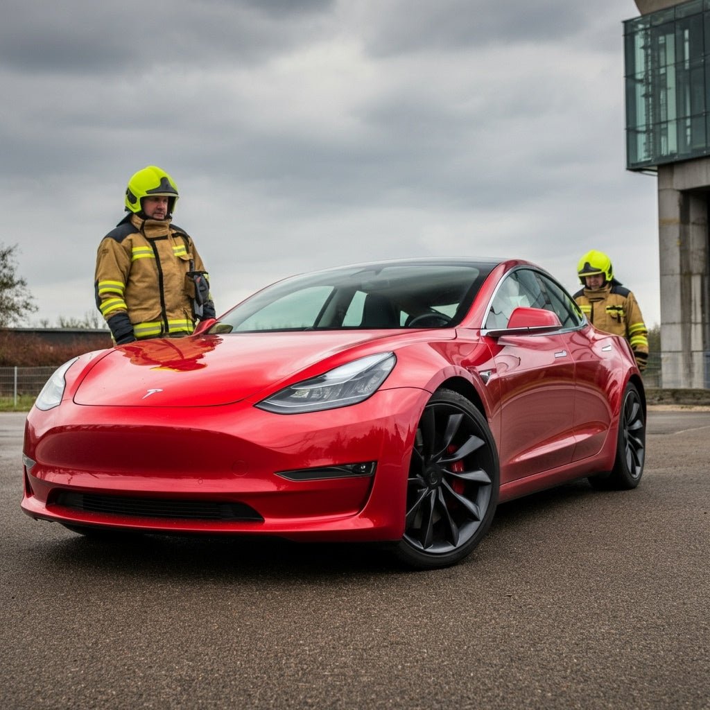 Tesla Supports German Firefighters with EV Training Program