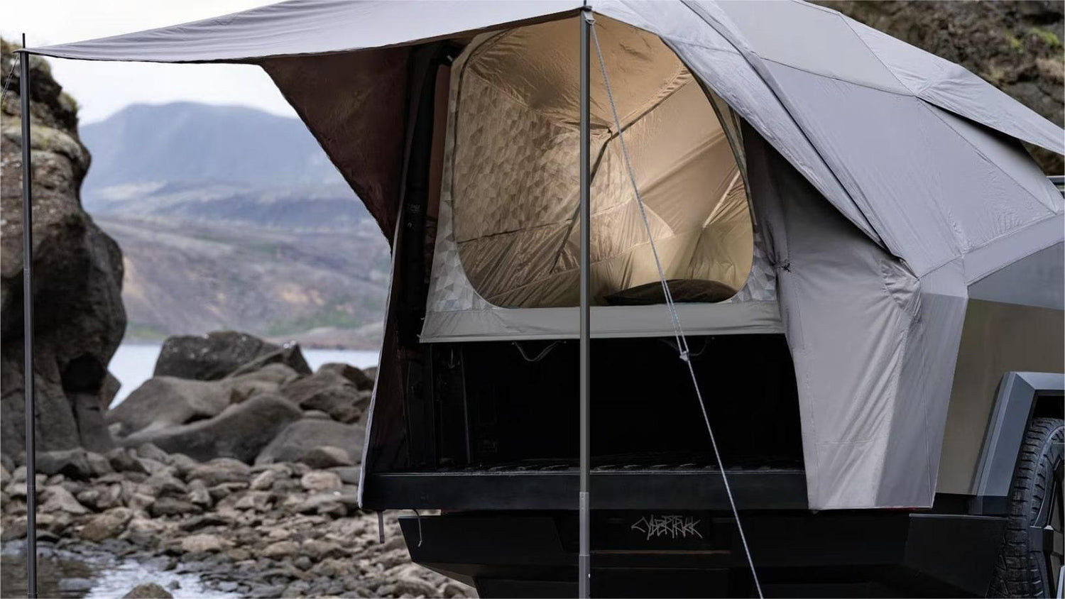 Tesla's Cybertruck: Revolutionizing Camping with Advanced Features