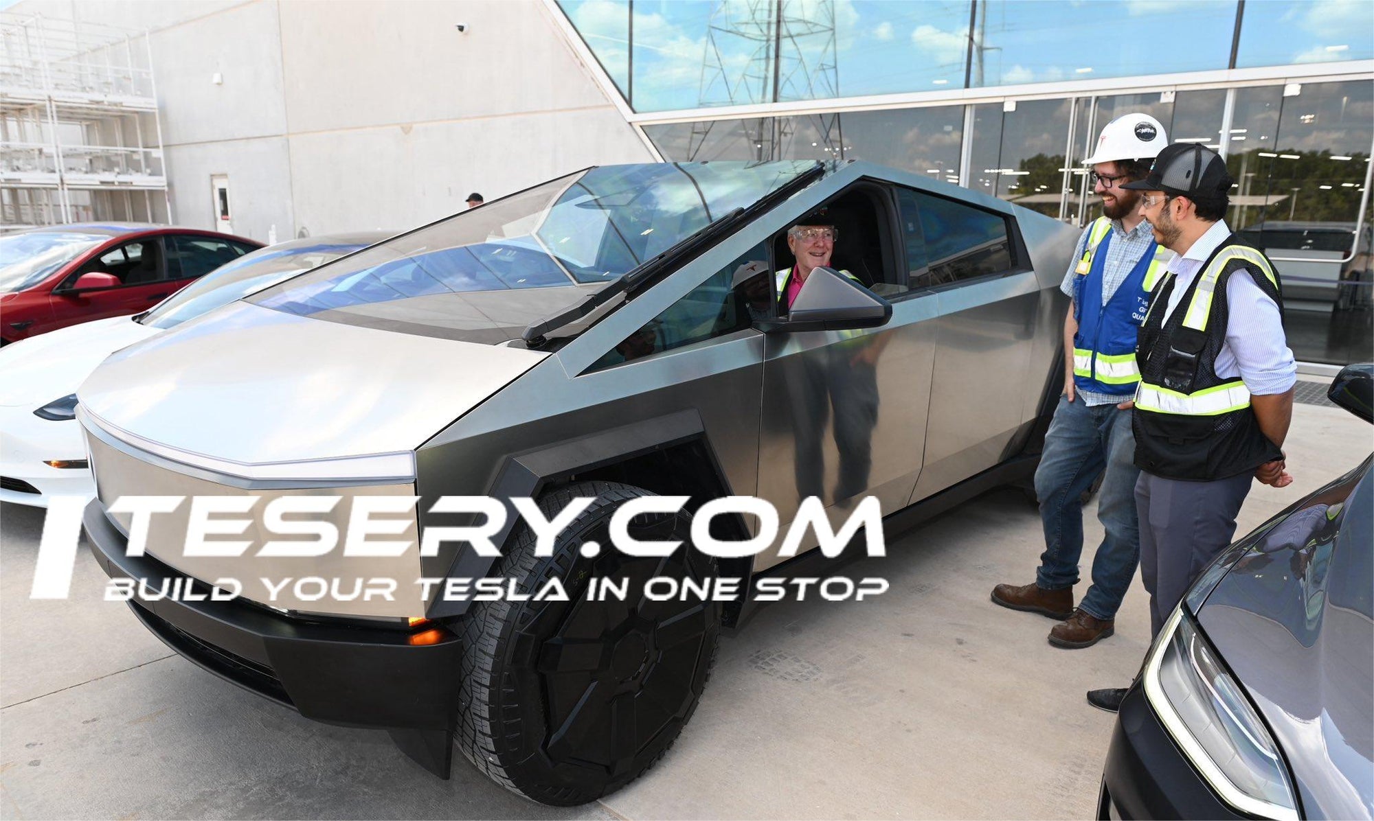 US Senator Cornyn Meets Tesla's Elon Musk at Gigafactory Texas