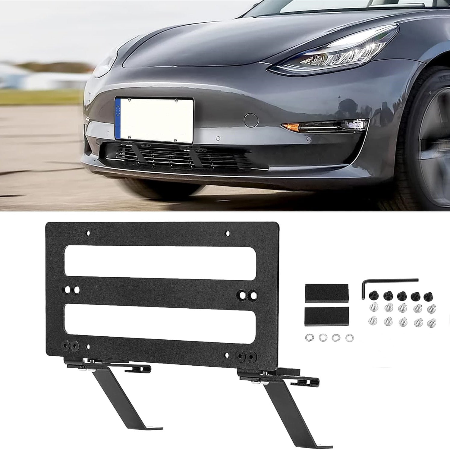 Tesla License Plate Frame for Model 3/Y/S/X - Tesery