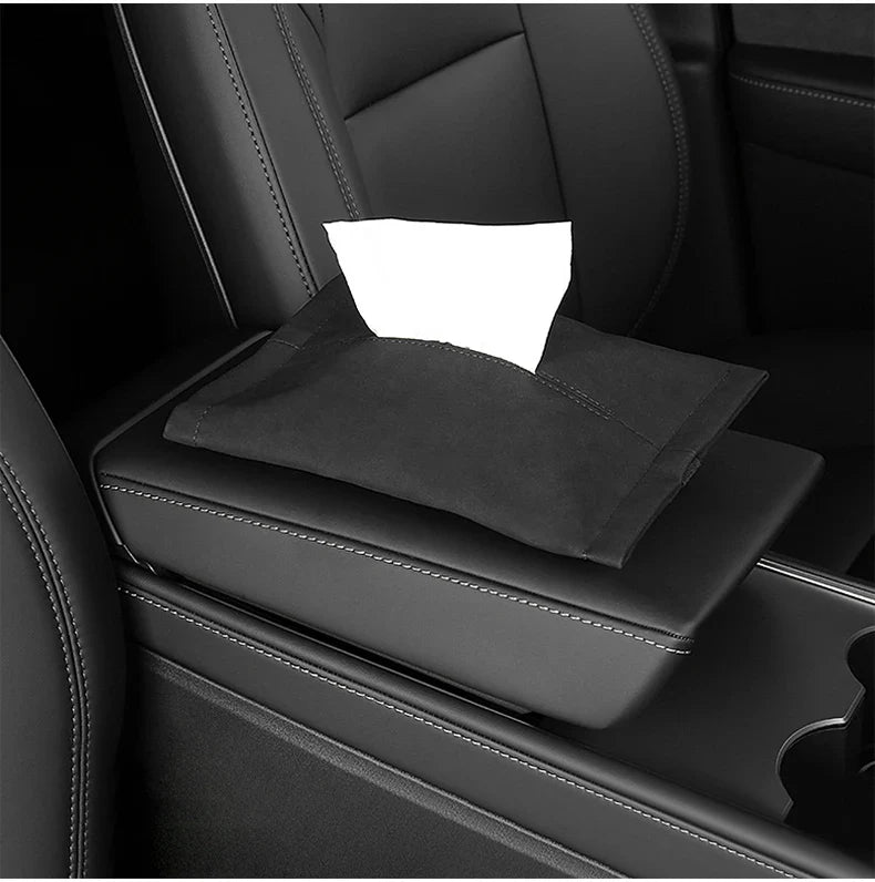 Tesla Tissue Box & Holder | Sun Visor & Console Mounts | Model 3 & Y ...