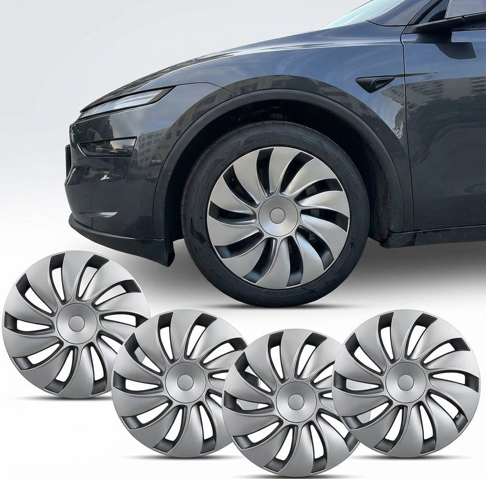 Wheel Covers for Tesla Model Y Juniper 2025+ | 19" Cyclone Hubcaps Set of 4
