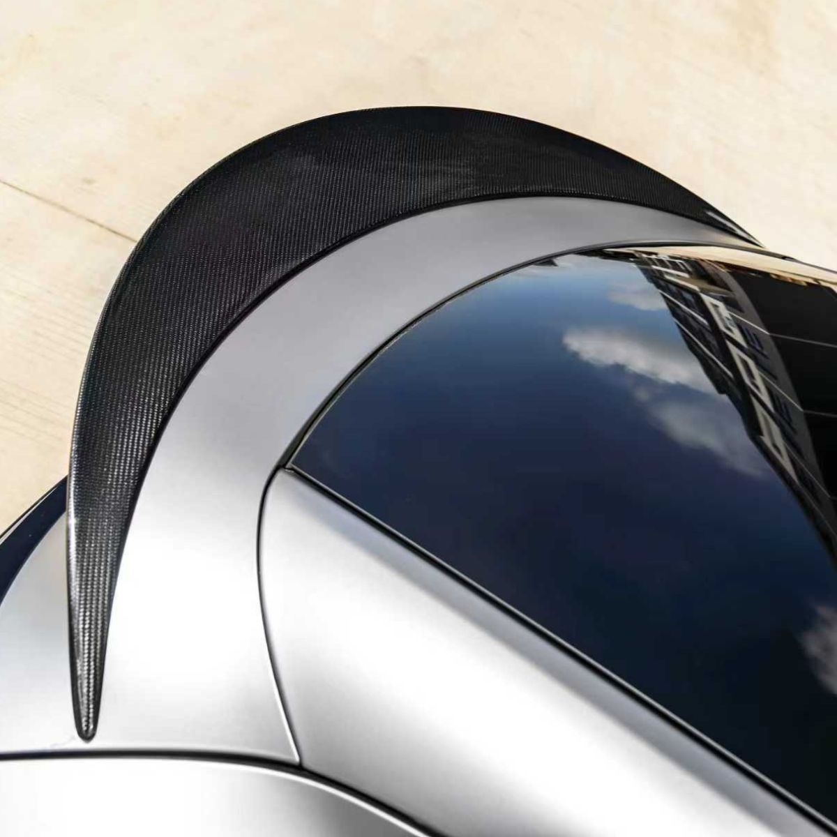 CMST V3 Real Carbon Fiber Rear Spoiler – 2025+ Tesla Model Y Juniper
