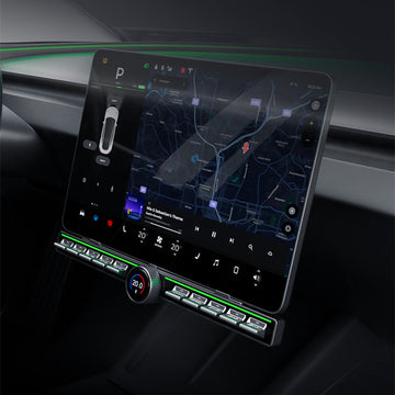 Alcantara Center Console Wrap for Tesla Model 3 Highland / Y 2020-2024 ...