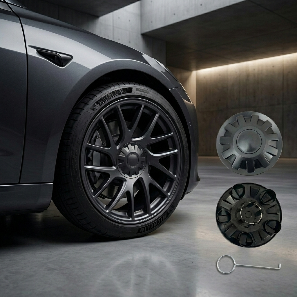 Hub Center Caps for Tesla Model 3 Highland (2024+) 18’’ Photon Wheels