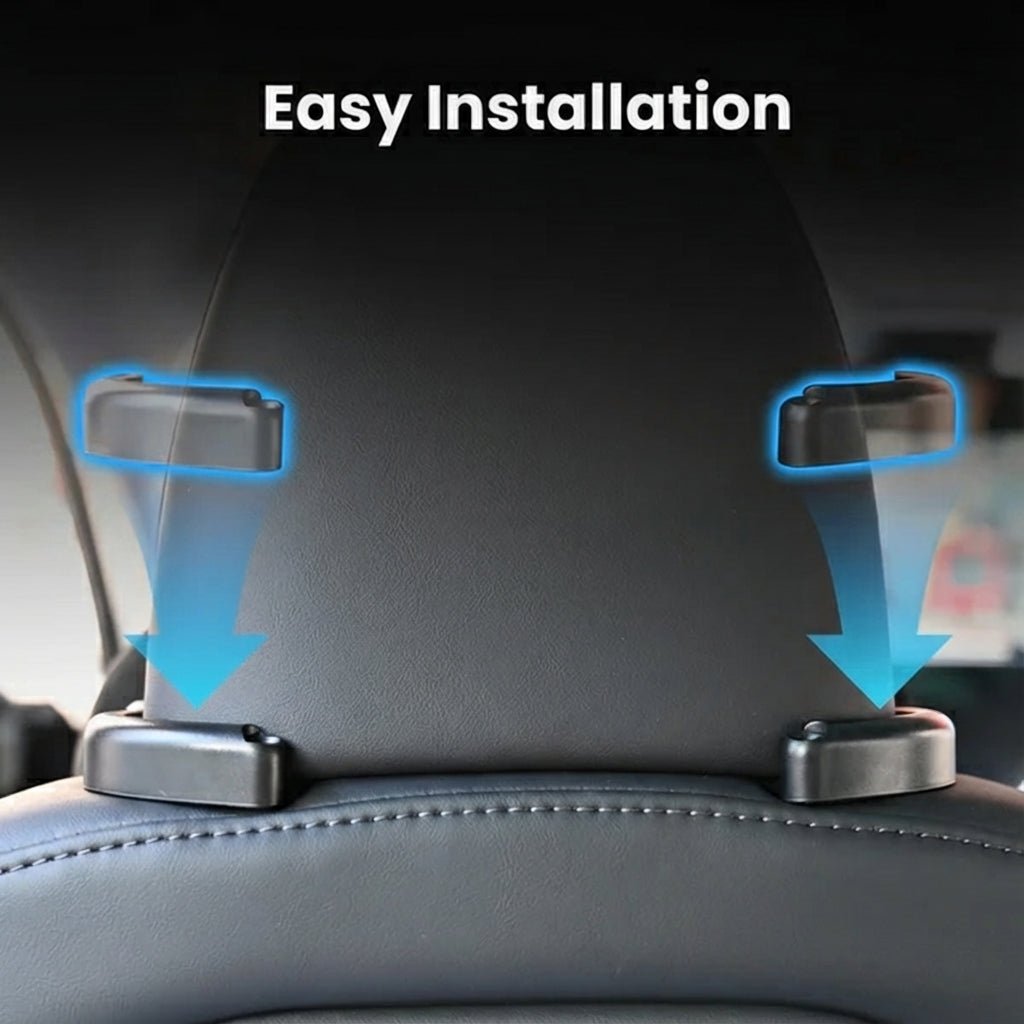 Tesla Smart Adjustable SPA Memory Foam Headrest - 10cm Vertical Adjustment