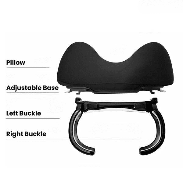 Tesla Smart Adjustable SPA Memory Foam Headrest - 10cm Vertical Adjustment