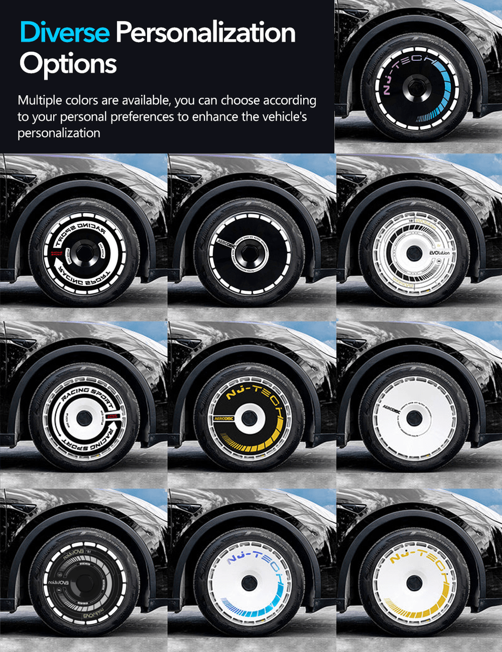 Tesla Model 3/Model Y Aero DISC Wheel Covers