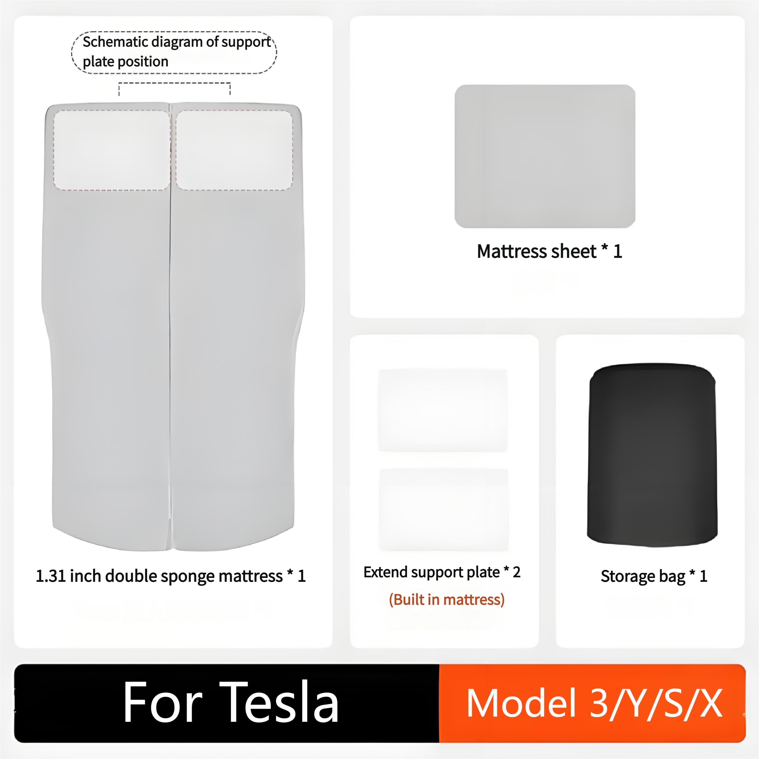 Tesla Car Camping Mattress – Custom Fit Sleep Solution
