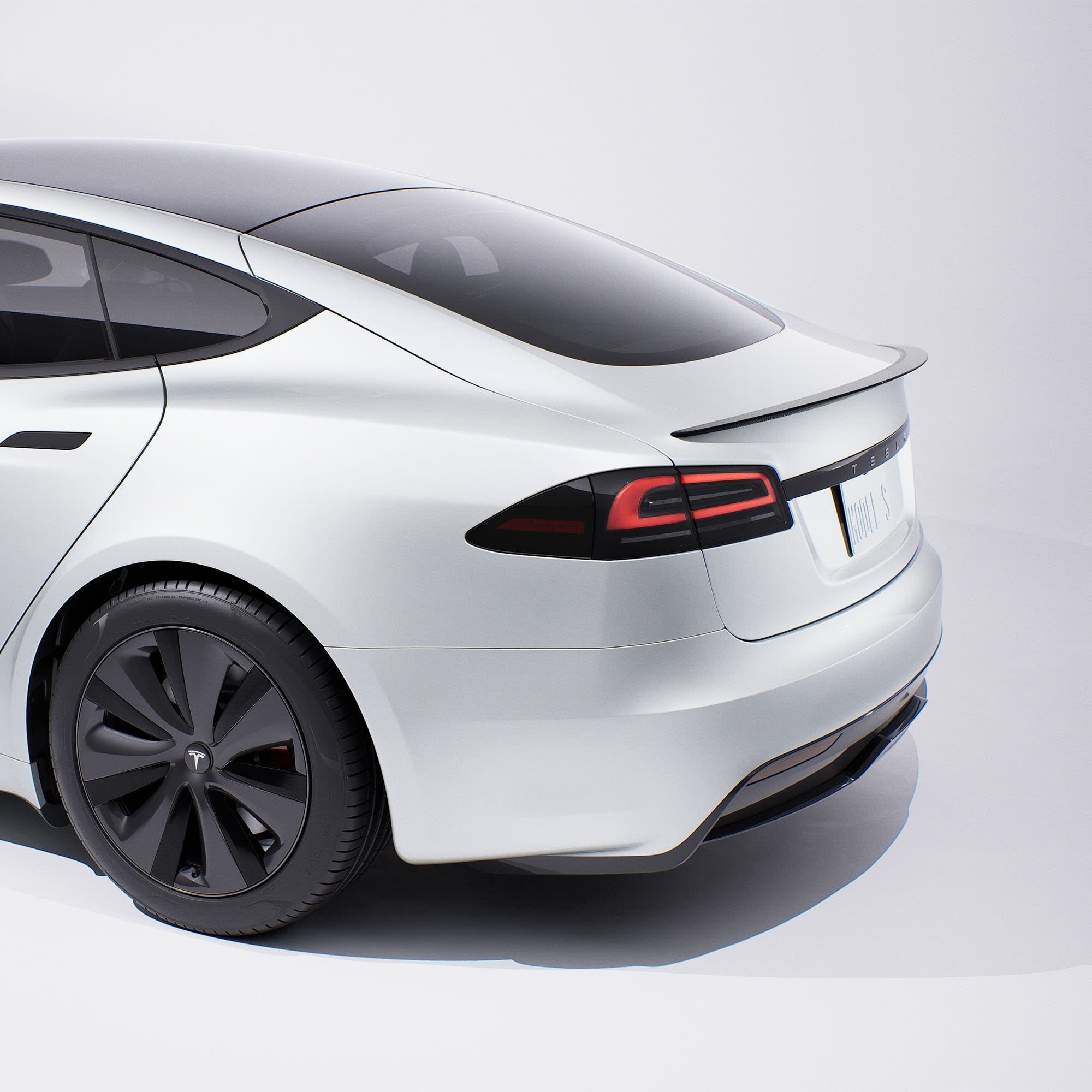 Tesla Model S Performance Carbon Fiber Spoiler 2014+ - OEM Style | Tesery