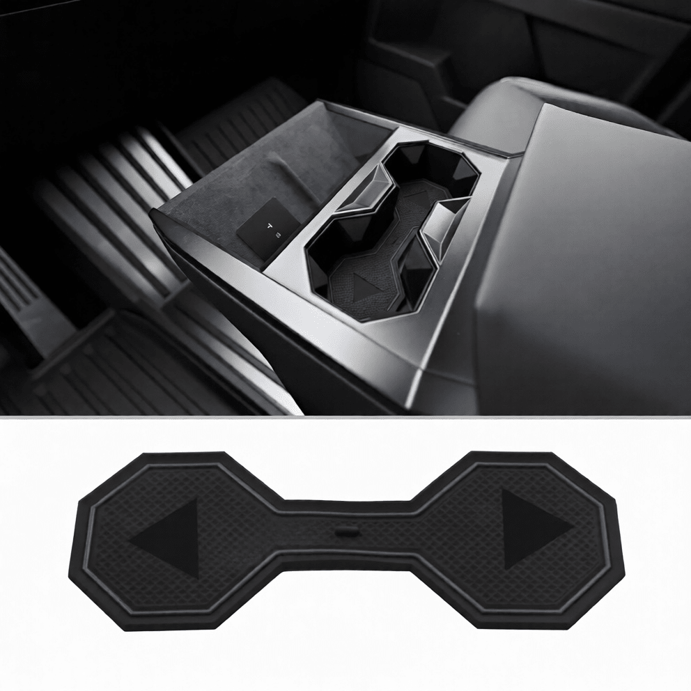 Center Console Cup Holder Coasters for Tesla Cybertruck | Non-Slip ...