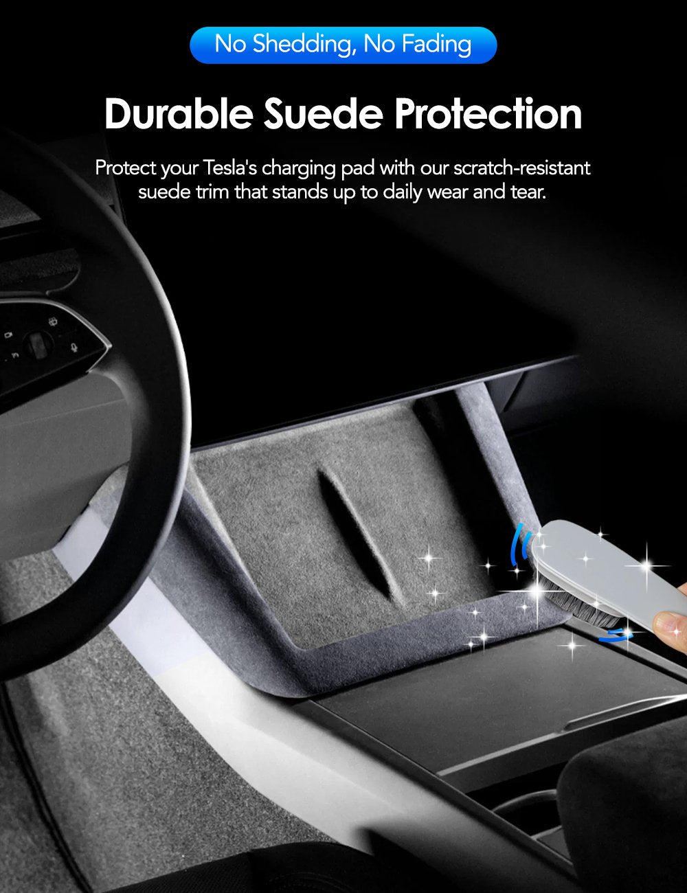 Model 3 Highland Center Console Wireless Charger Cover Trim