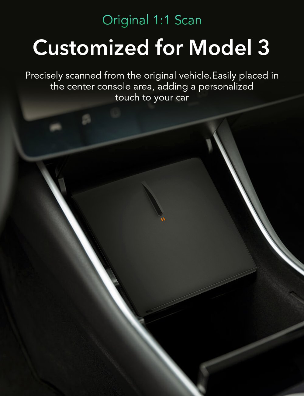 Tesla Model 3 Center Console Wireless Charger