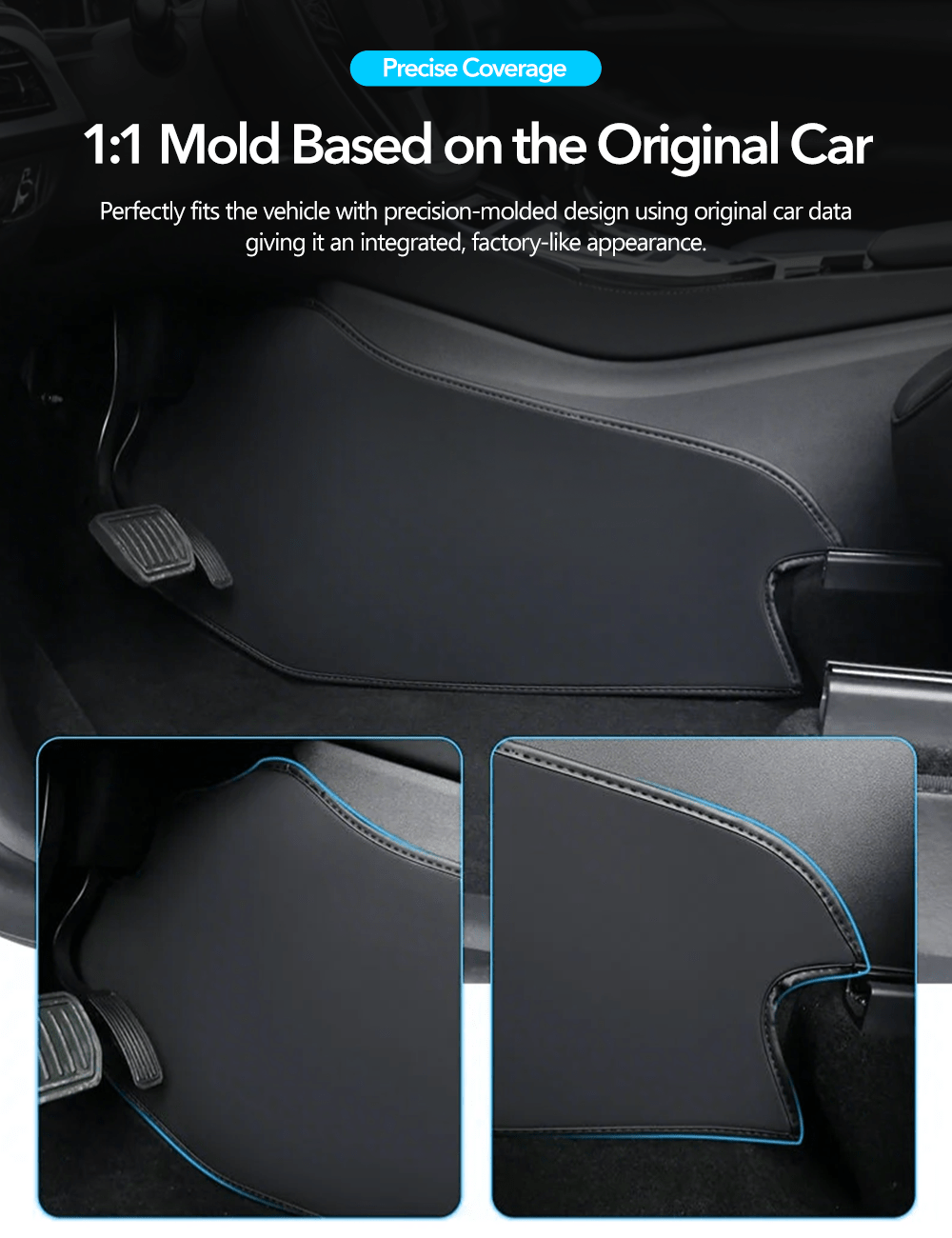 Tesla Model Y Central Control Side Kick Pad