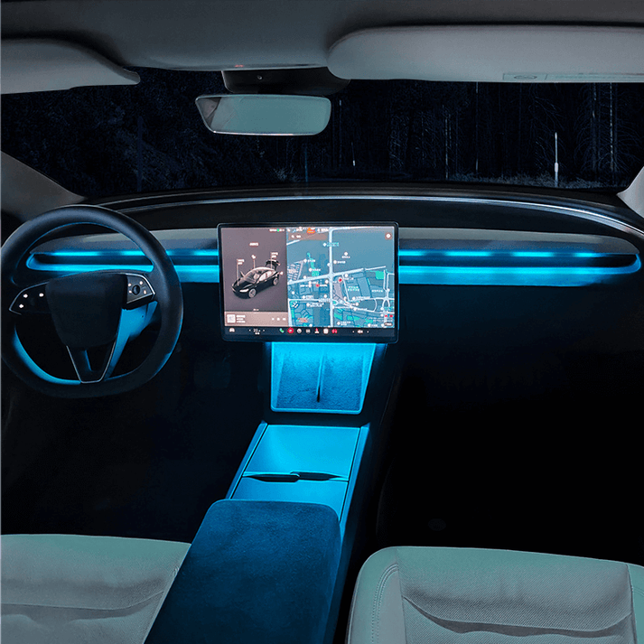 Dashboard Ambient Light Kits for Model 3 Highland & Model Y Juniper
