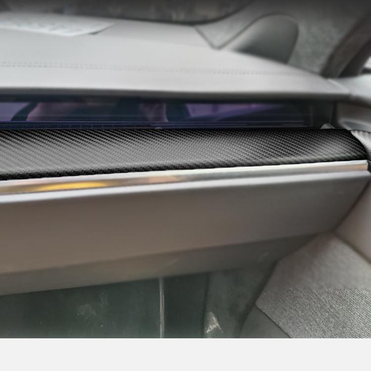 Dry Carbon Fiber Dashboard Panel Overlay Model S X 2021+ 3 Finishes UV ...