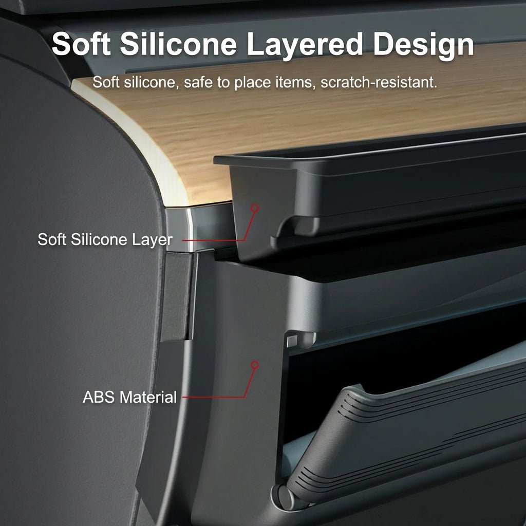 Dashboard Side Organizer for Tesla Model Y Juniper 2025+ - Mini Glove ...