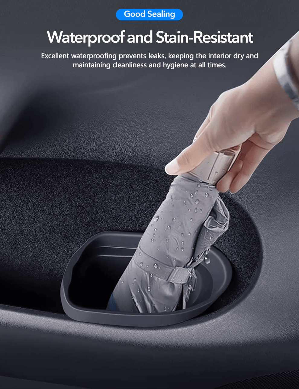 Tesla Model 3/Y Front Door Side Storage trash can【2pcs】