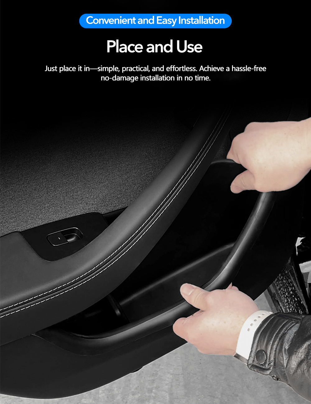 Tesla Model 3 Highland Door Storage Box - Tesery