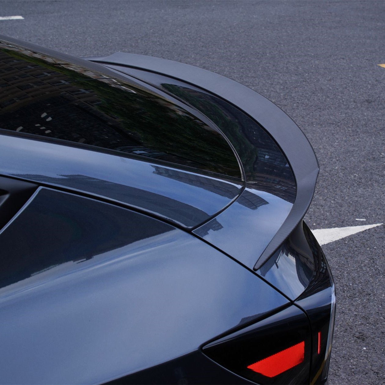 Dry Carbon Fiber Rear Spoiler Wing for Model Y Juniper 2025+ | OEM YL ...