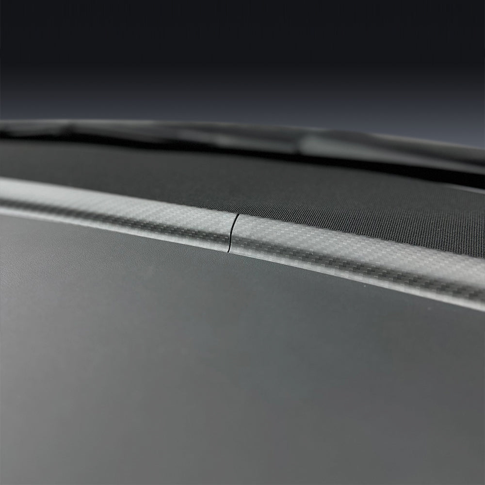 Tesla Model 3 / Model Y Dry Carbon Fiber Upper Dash Overlay