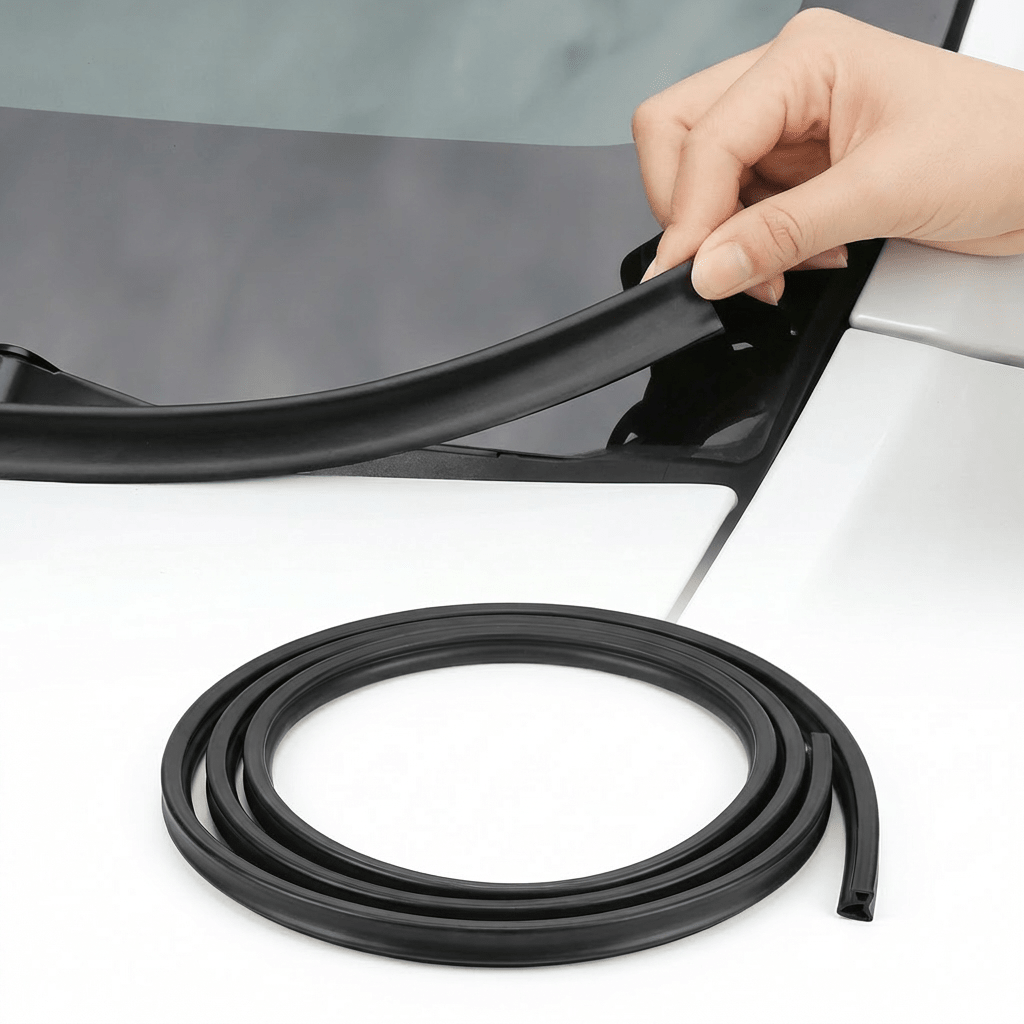 Front Hood Seal & Wind Deflector for Model 3/ Y/ S/ X - TPE Frunk Weat