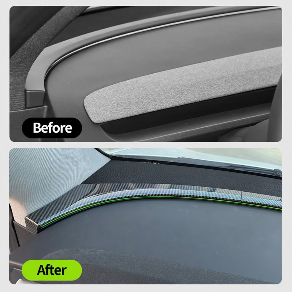 Front Windshield Ambient Light Trim Kit for Tesla Model Y Juniper & YL ...