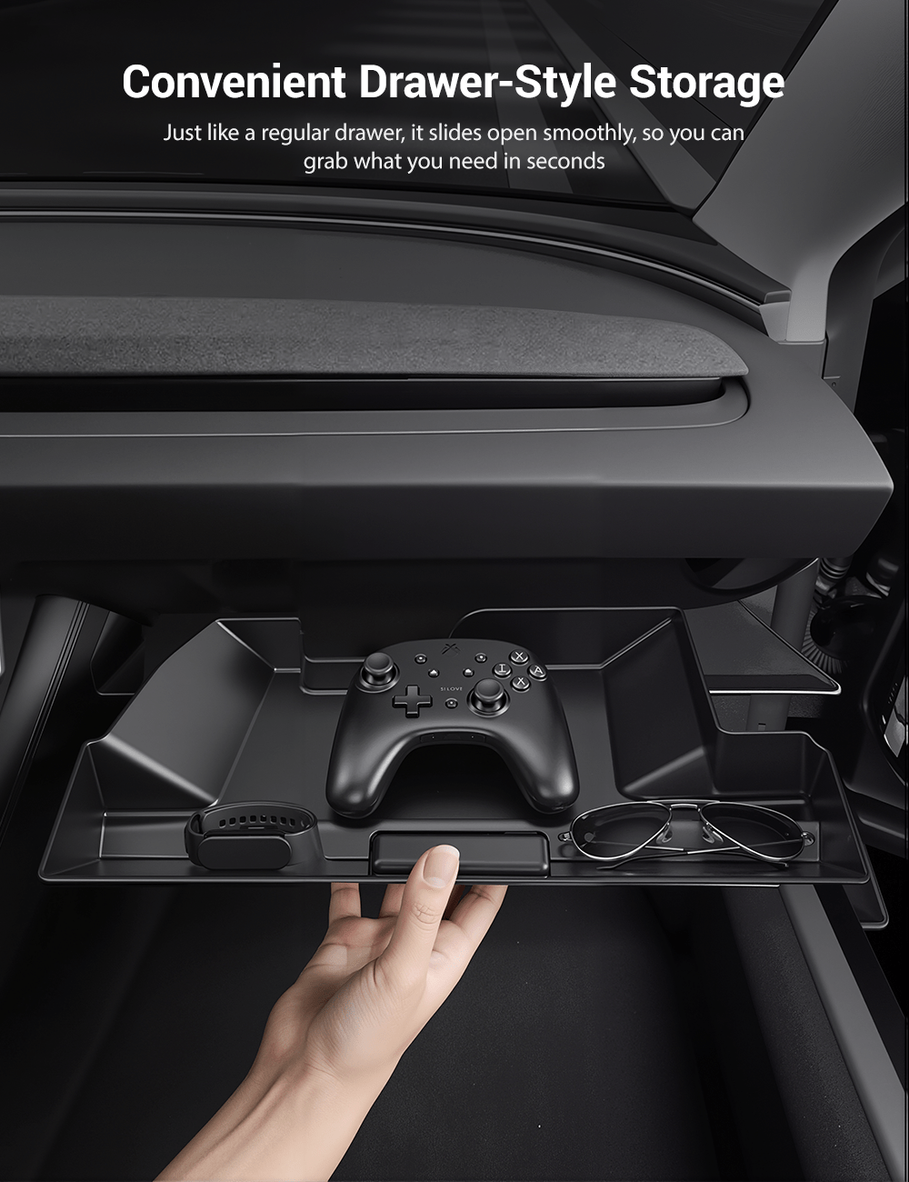 Tesla Model 3/Y Glove Box Organizer - Tesery