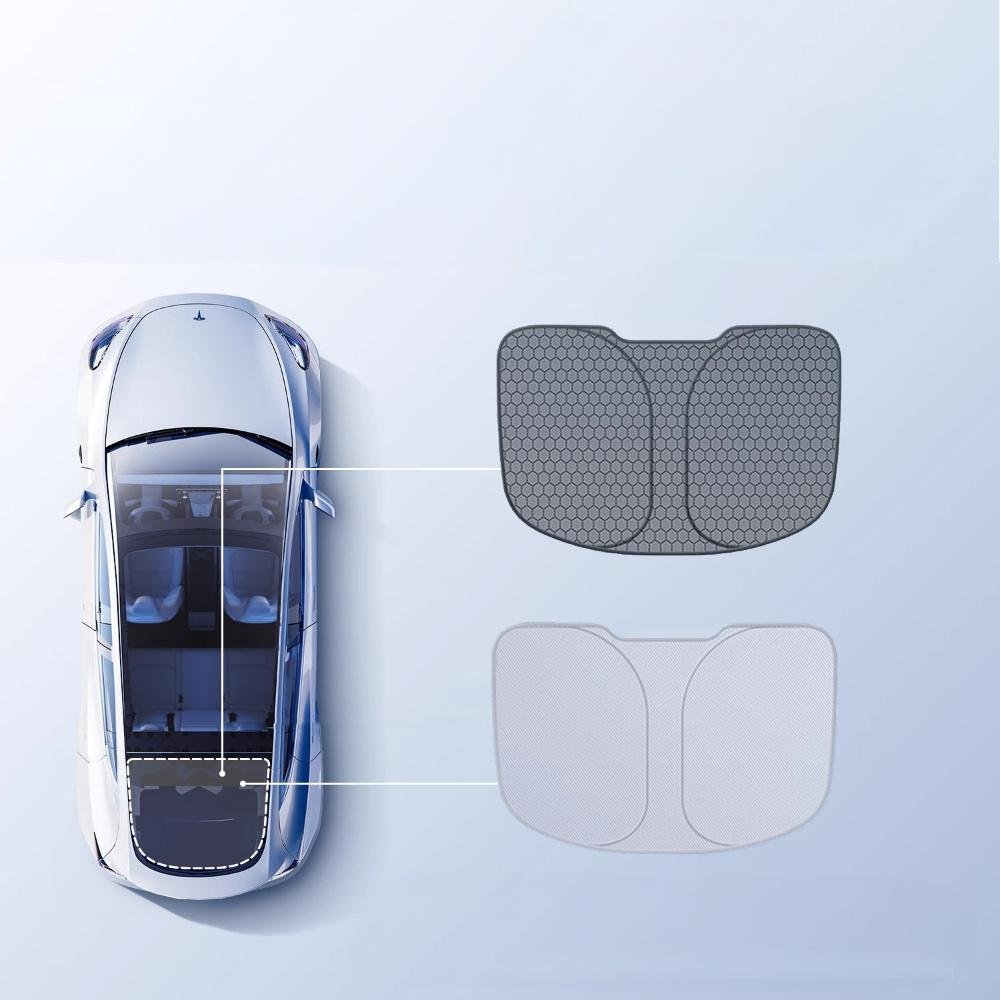 Model 3 Highland / Model Y Juniper Graphene Rear Windshield Sunshade