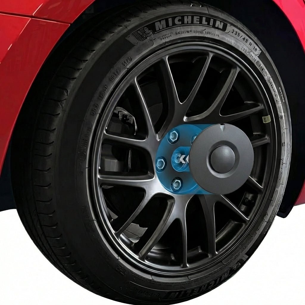 18“ Photon Wheels Half-Rim Hub Center Caps for Model 3 Highland (2024+