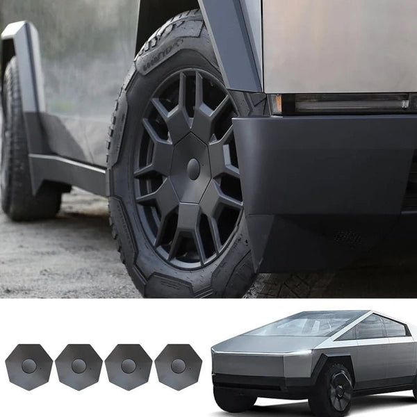 Cybertruck Full Coverage Hub Caps | Wheel Protection & Style - Tesery