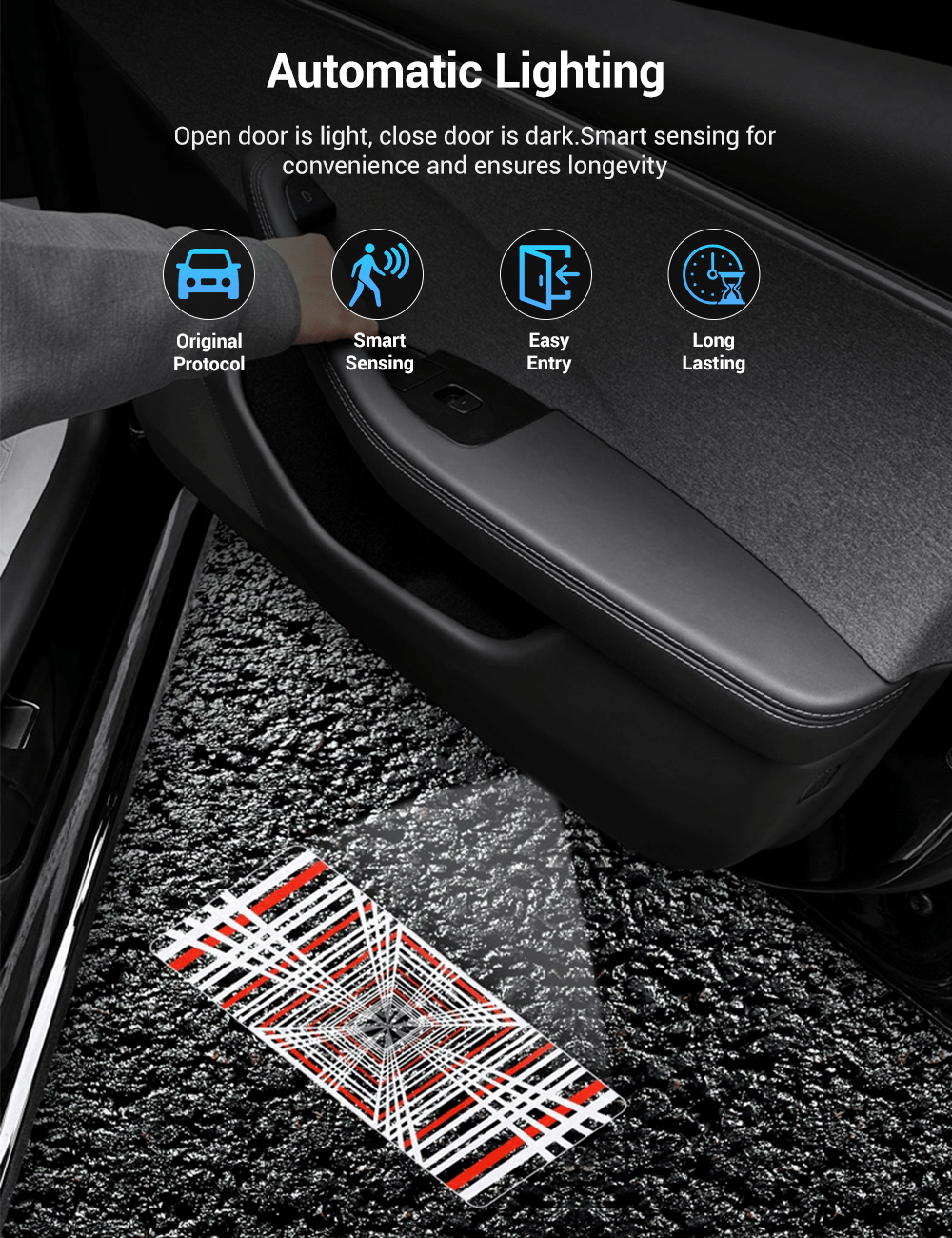 LED Door Projector Puddle Lights for Model 3 Highland / Y Juniper