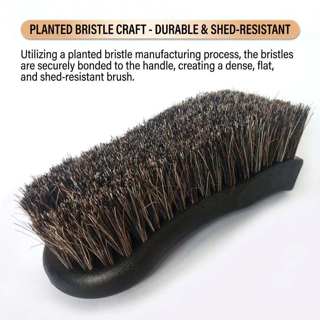 Horse Hair Leather Cleaning Brush for Tesla Interior | Tesery