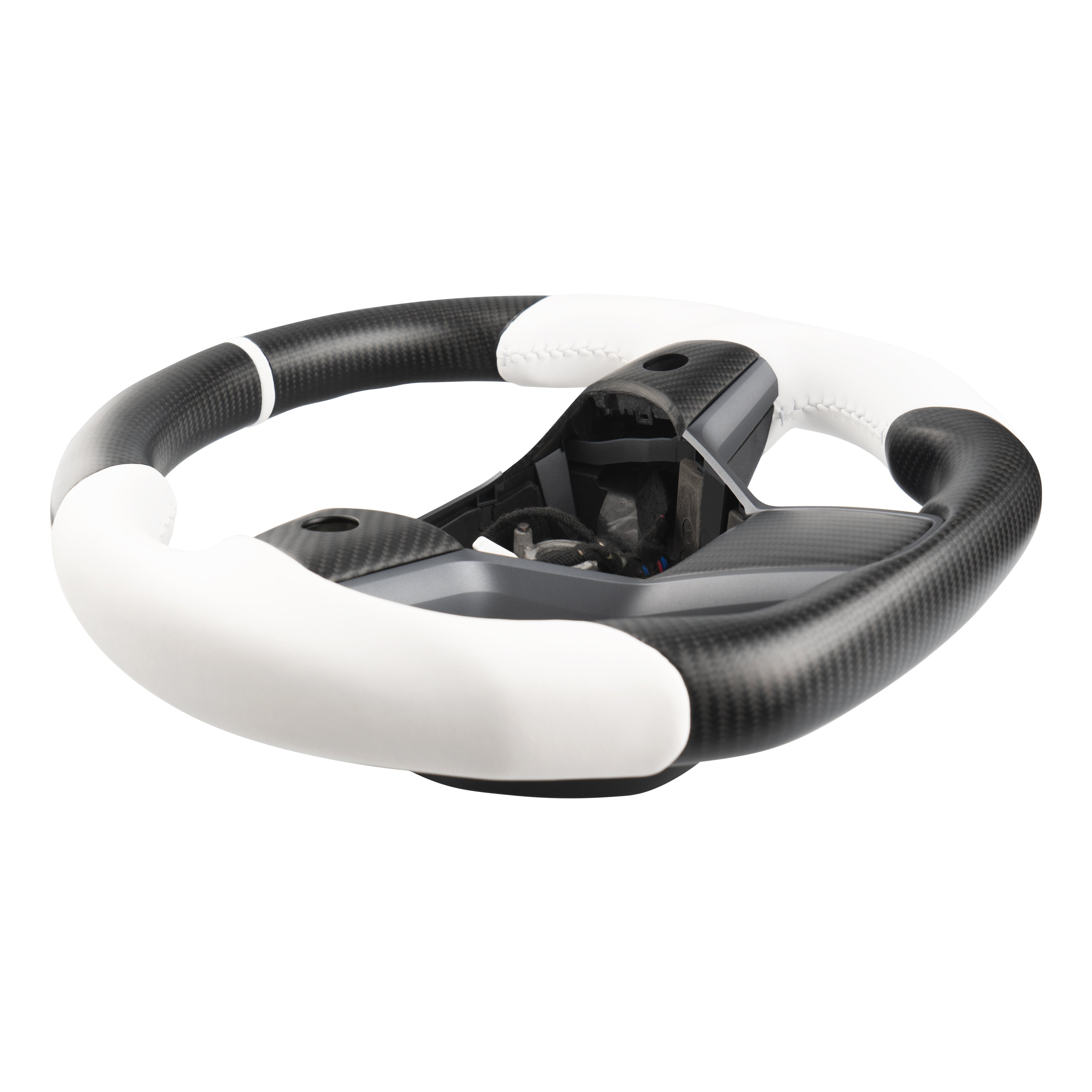 Model 3 / Y Sport Round Carbon Fiber Steering wheel