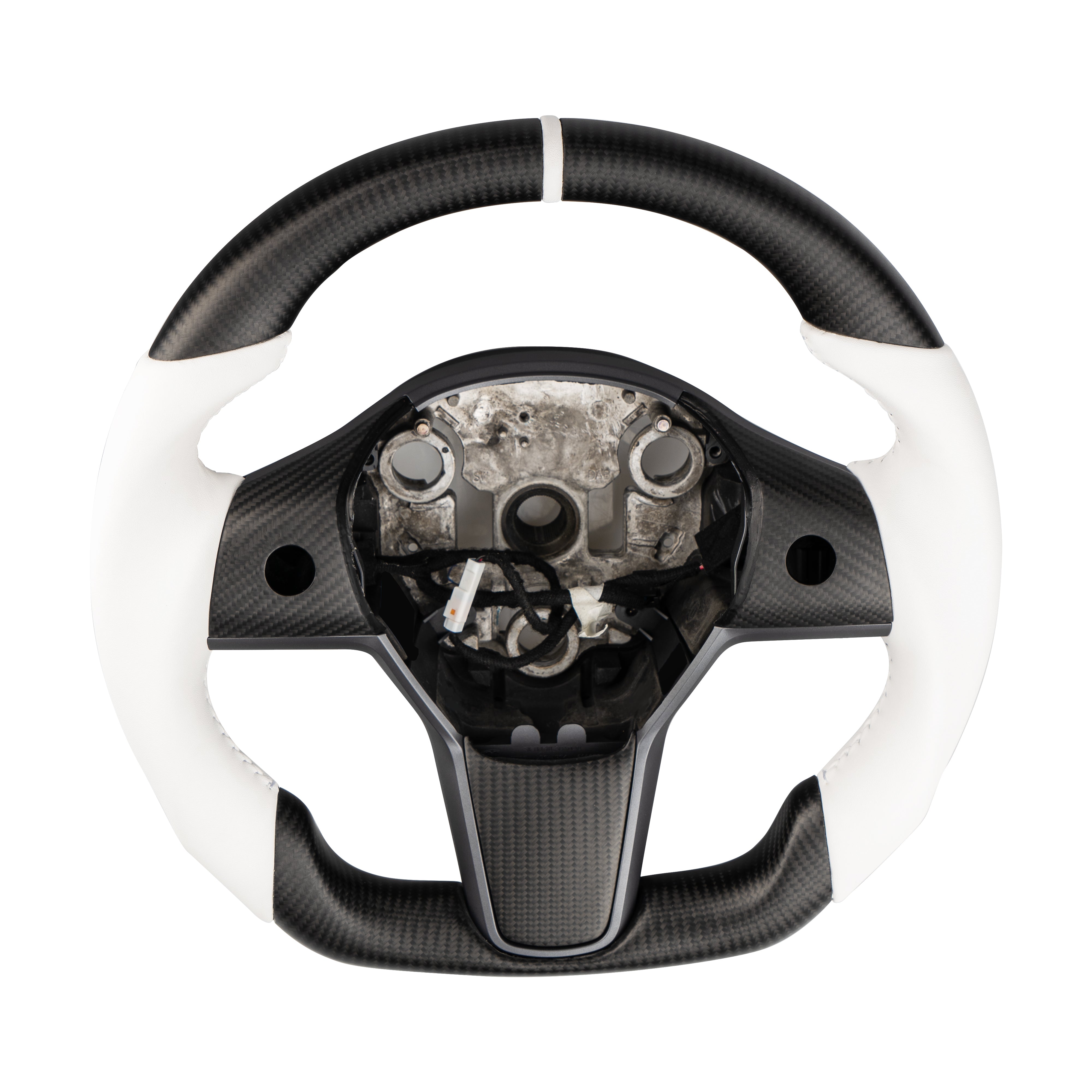Model 3 / Y Sport Round Carbon Fiber Steering wheel