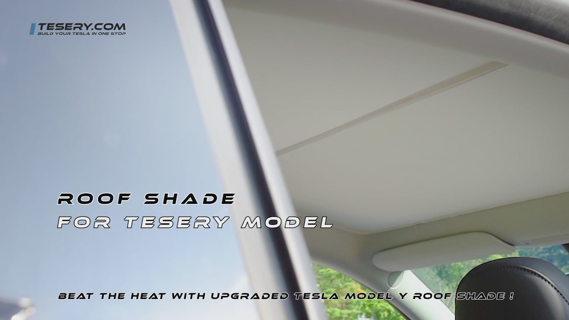 Tesla Model Y Roof Shade | UV Protection & Heat Reduction
