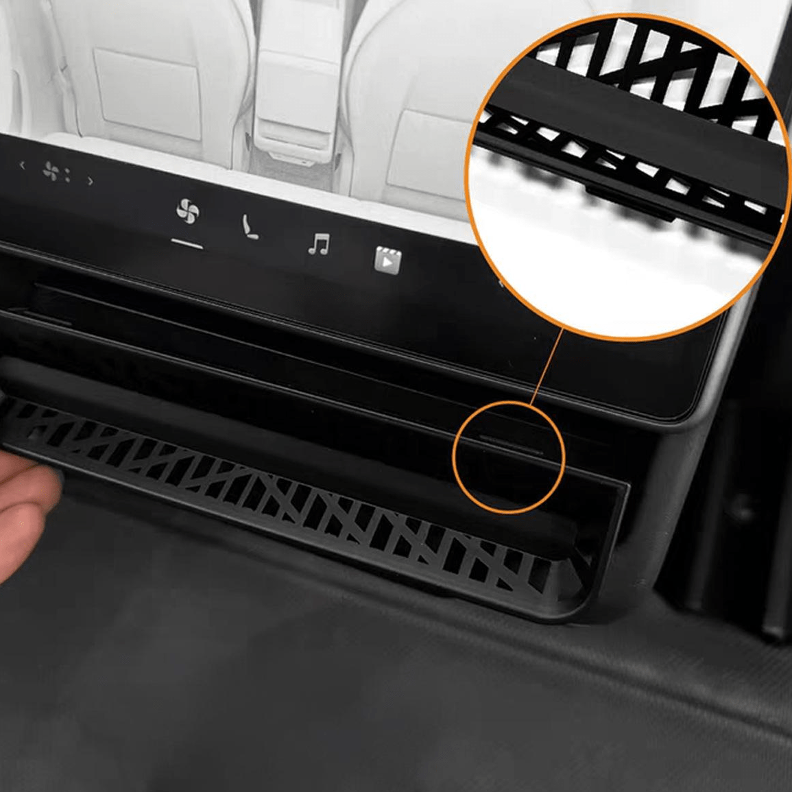 Model 3 Highland & Model Y Juniper Rear Air Vent Screen Protector Frame