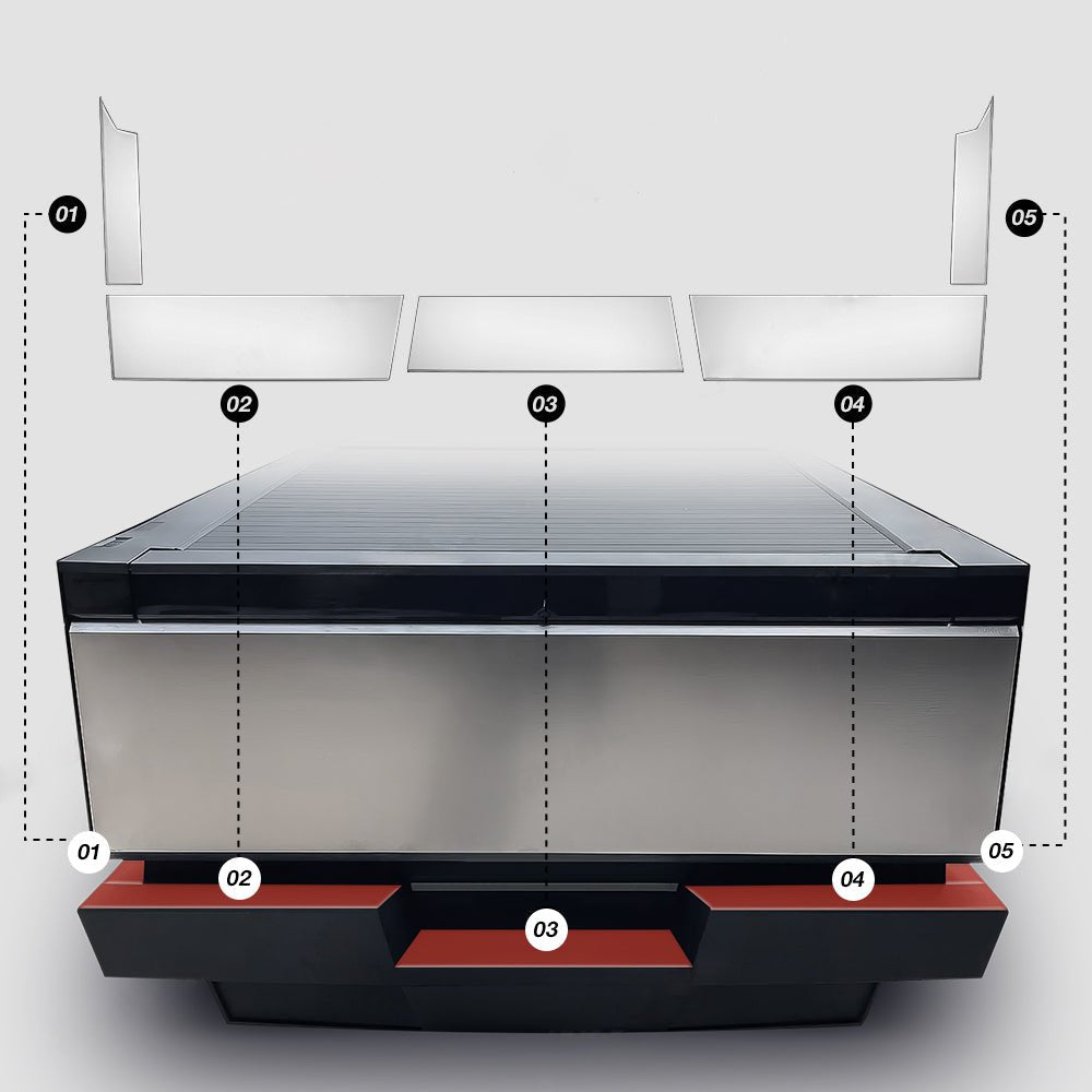 Cybertruck Rear Bumper Protection Mat